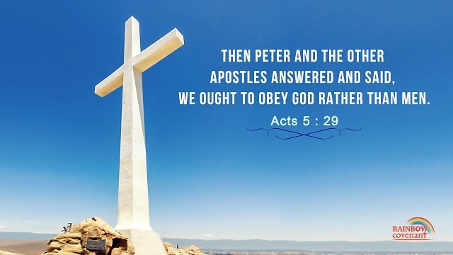 Bible Verses About Obeying God - Obey God Rather Than Men