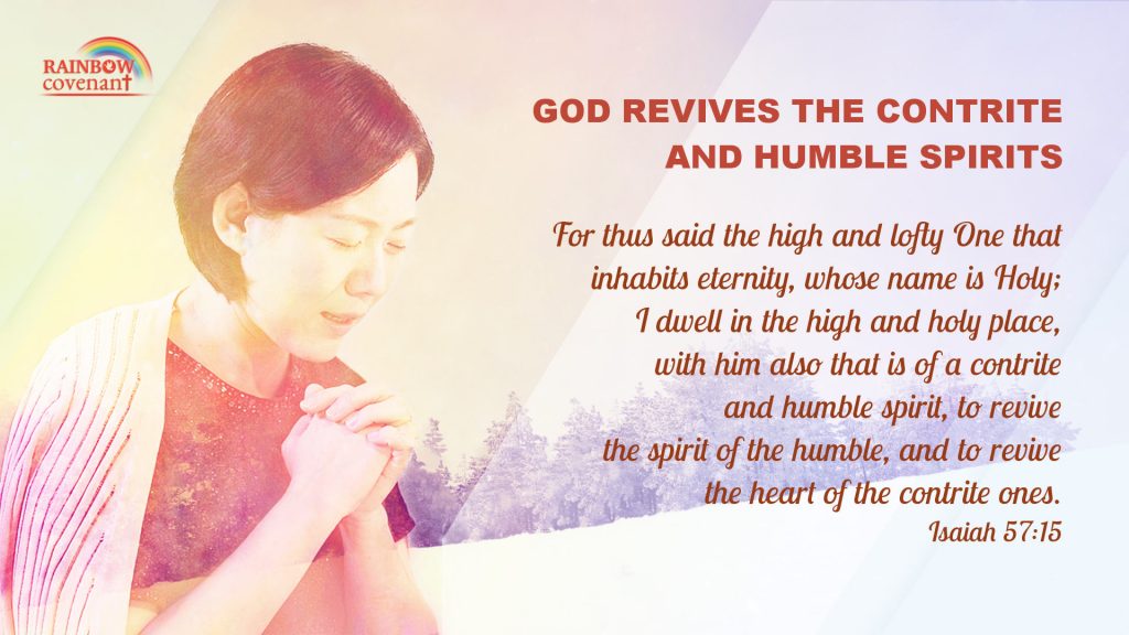 Jul 7, 2018 – Isaiah 57:15